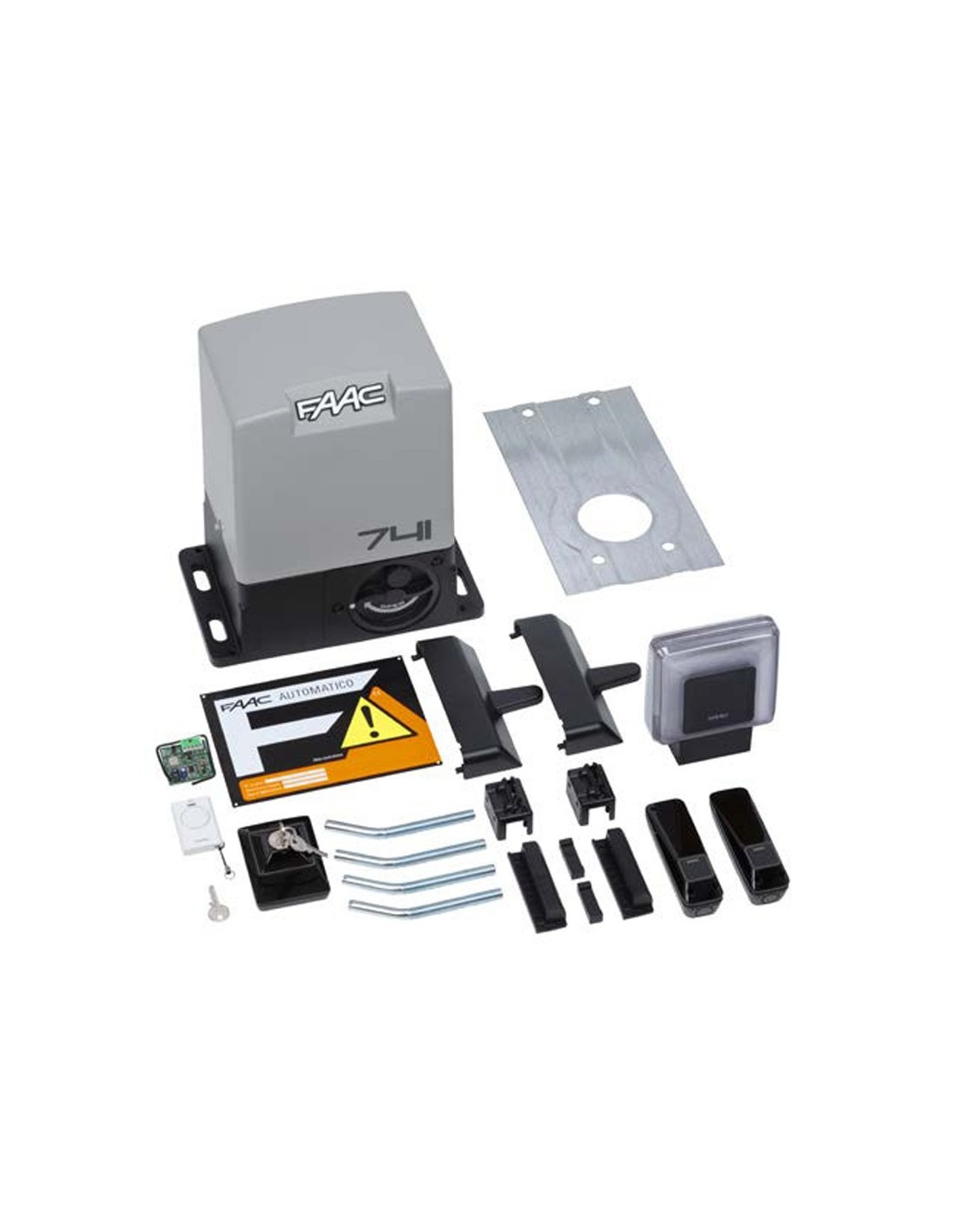 FAAC 741 DELTA 3 KIT 900 kg 230v 105630445 Automazione Cancello Anta ...